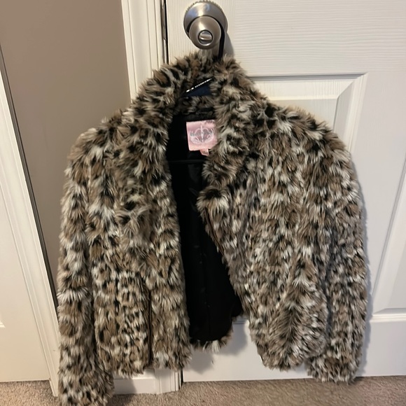 Romeo & Juliet Couture | Jackets & Coats | Romeo Juliet Couture Fur Leopard Print Jacket | Poshmark